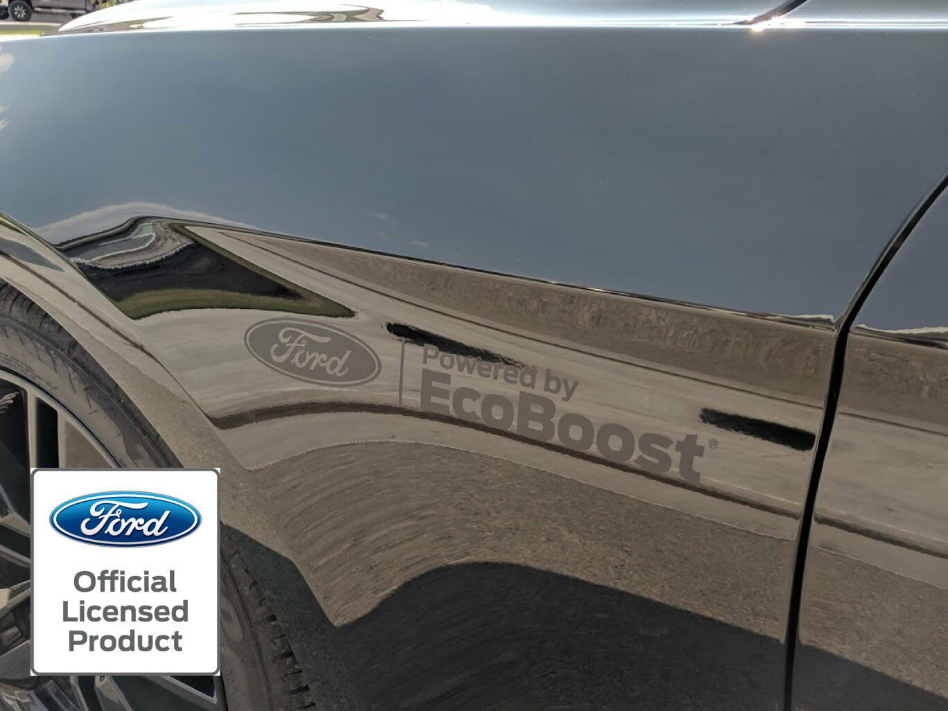 2015-2023 Ford Mustang Powered By Ecoboost Fender Decal Vinyl Sticker ...