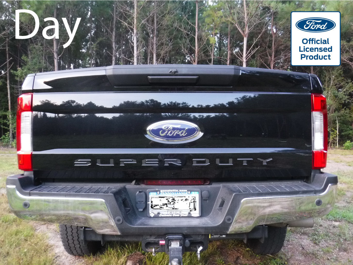 2017-2019 Ford Super Duty Reflective Tailgate Letters Vinyl Decals F ...