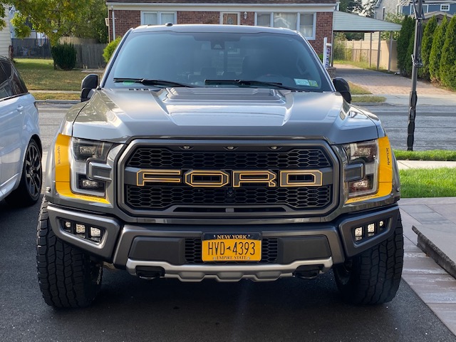 2017-2020 Ford Raptor Grille Letter Outlines - Custom Graphics | Ford ...