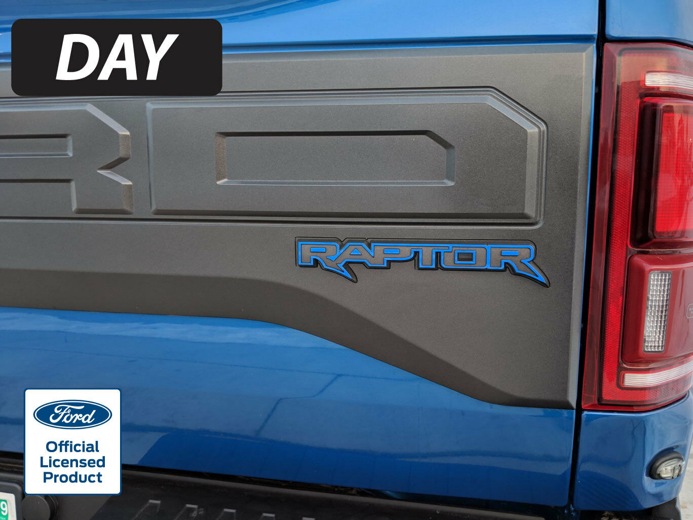 2017-2020 Ford Raptor Rear Emblem Reflective Overlay Decal Vinyl ...