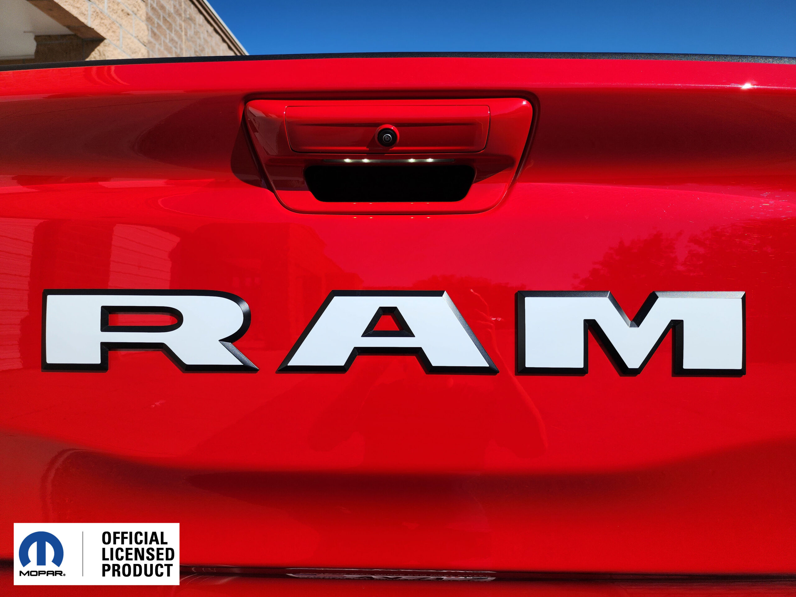 2019-2024 Dodge Ram Rebel Ram Tailgate Emblem Overlay Decal – Vinyl ...