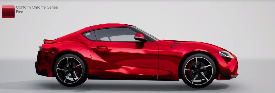 2021-2024 Ford Raptor Emblem Inlay Colored Chrome Vinyl Decal - Custom ...