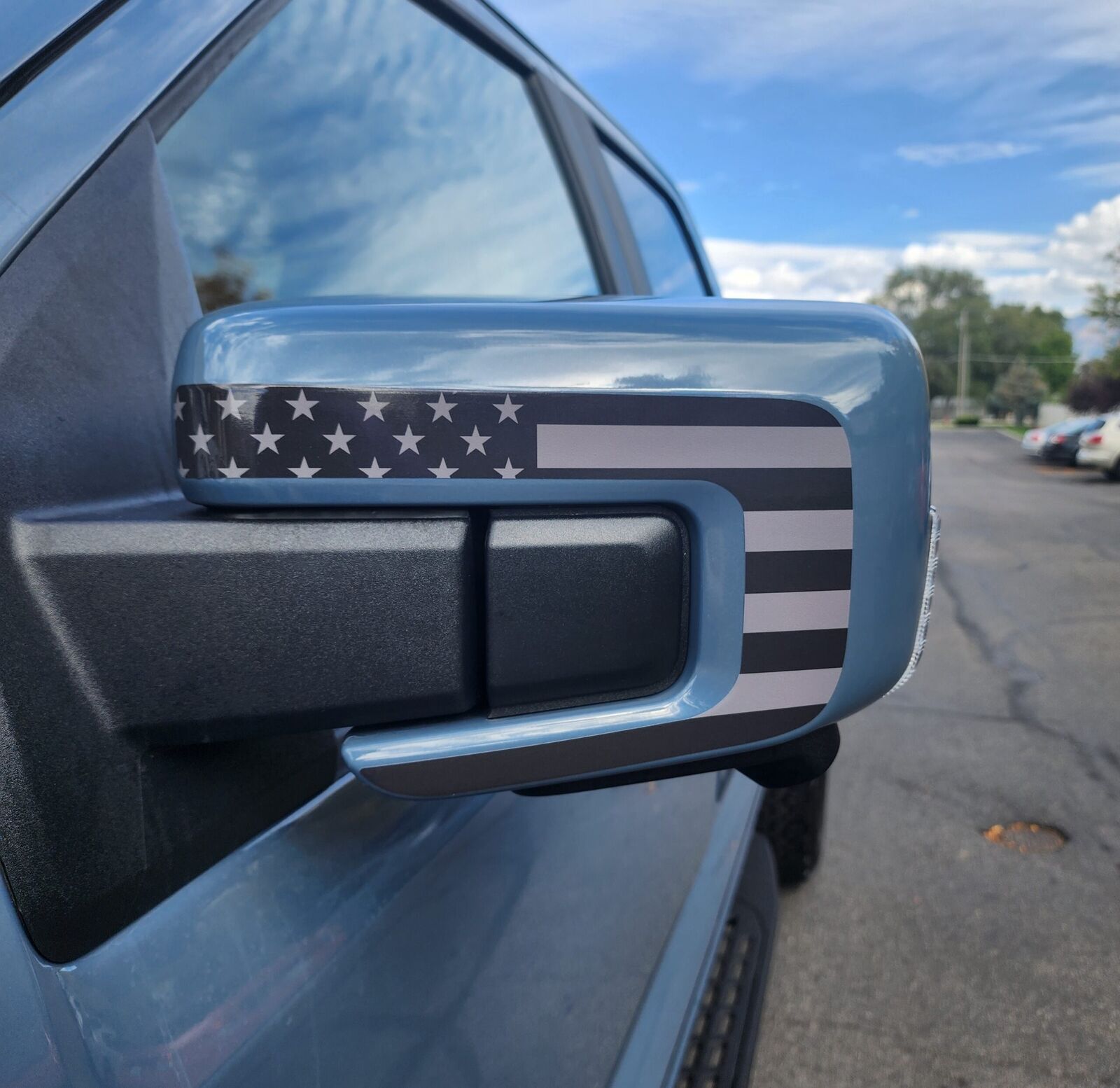 2021-2024 Ford Raptor Mirror Accents Vinyl Decals Stickers 2 Piece Flag ...