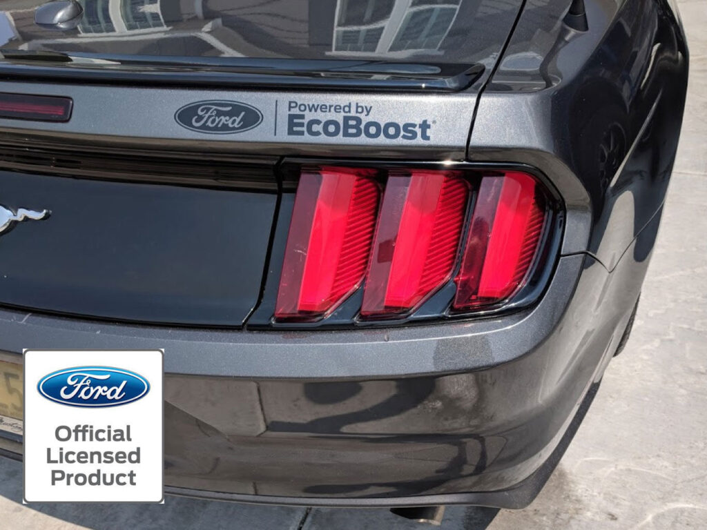 2015-2023 Ford Mustang Powered By Ecoboost Trunklid Decal Vinyl Sticker ...