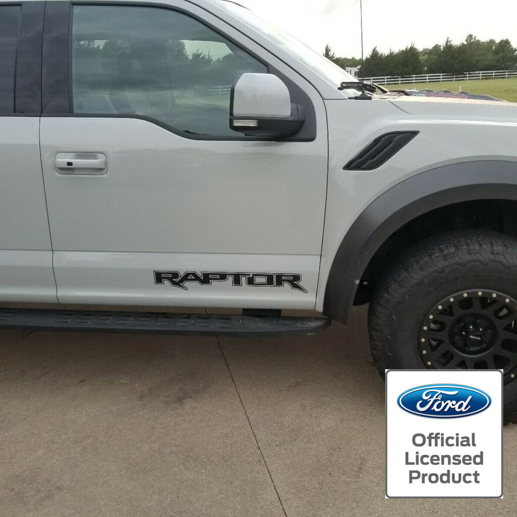 2017-2020 Ford Raptor Side Raptor Decals - Rocky Mountain Graphics