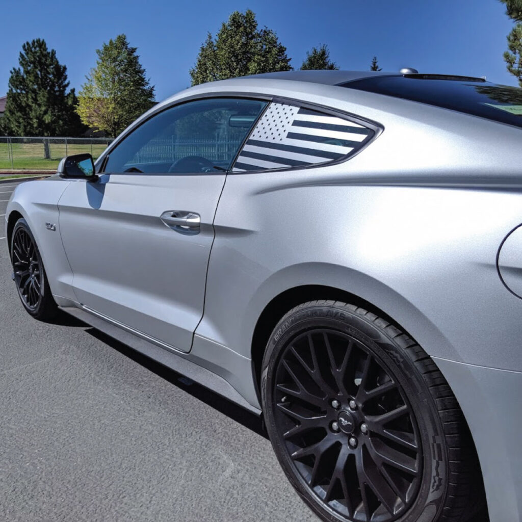 2015-2017 Ford Mustang Hood Spears W/ Pins Stripe Vinyl Decals Graphics ...