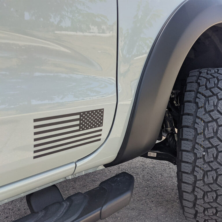 American Flag Side Decals - Rocky Mountain Graphics