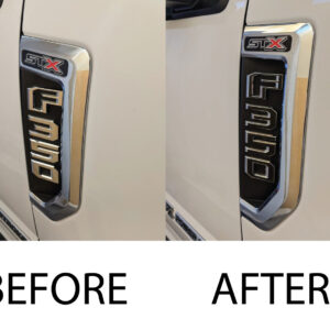 2017-2021 FORD SUPER DUTY EMBLEM OVERLAY VINYL DECALS STICKERS F250 ...