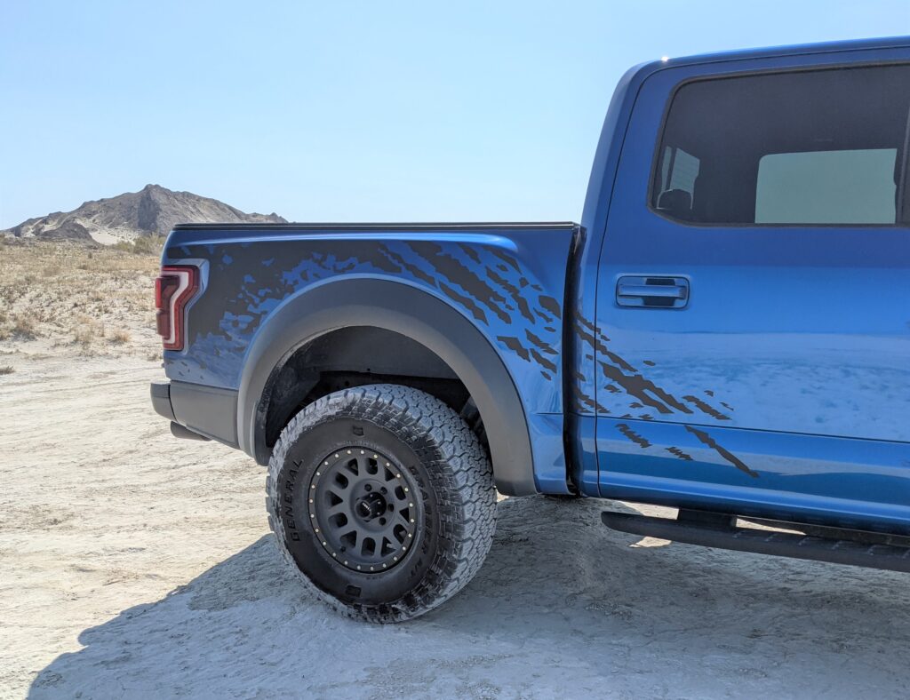 2017-2020 Ford Raptor Digital Splash Mud Bed Graphics - Rocky Mountain ...