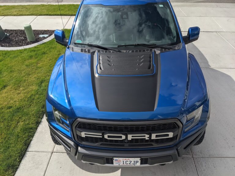 2017-2020 Ford Raptor Center Hood Stripe Decal - Rocky Mountain Graphics