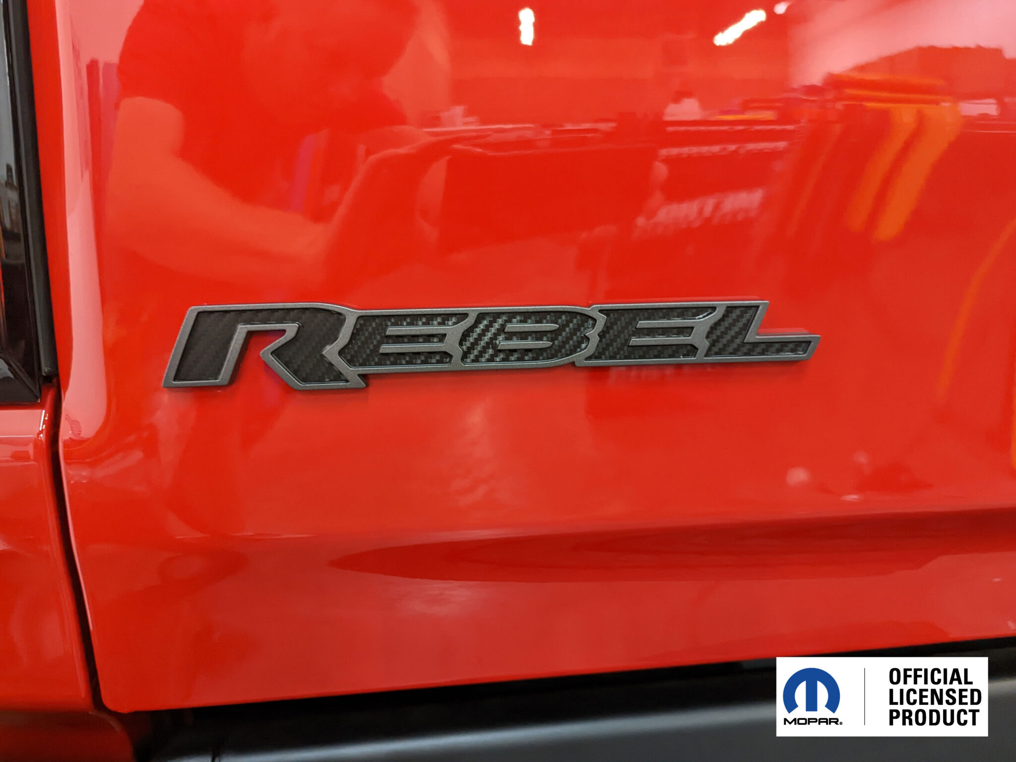 2019-2022 DODGE RAM REBEL TAILGATE REBEL EMBLEM INLAY DECAL - VINYL ...