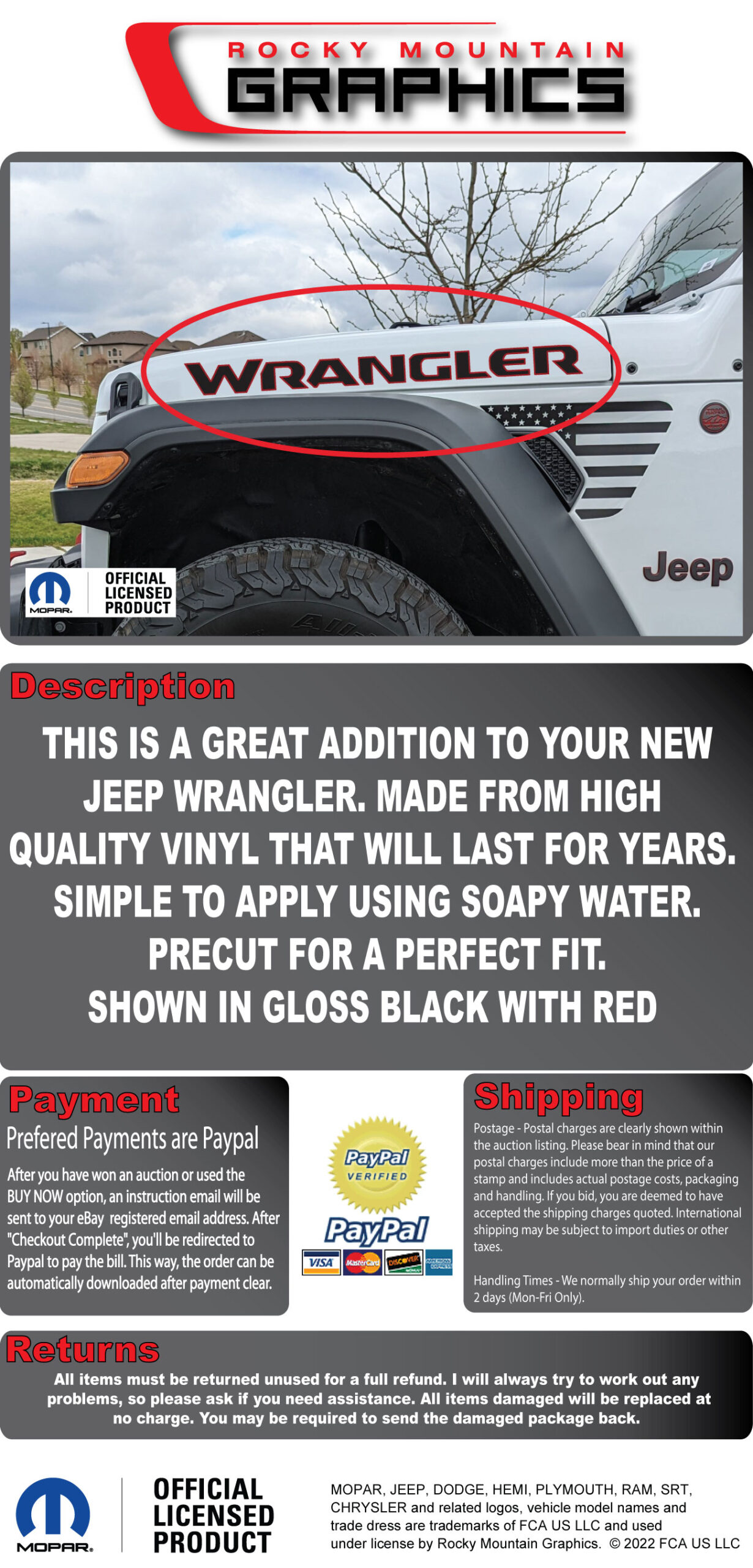 Jeep Wrangler Schriftart