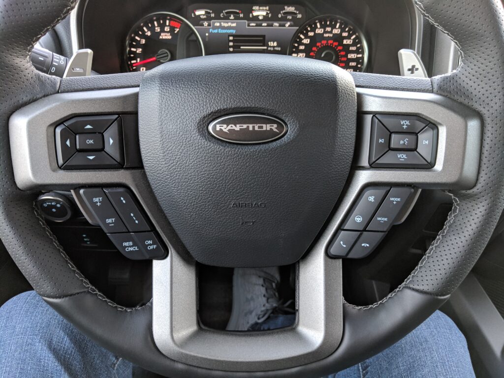 2017-2020 FORD RAPTOR STEERING WHEEL DECAL - Rocky Mountain Graphics