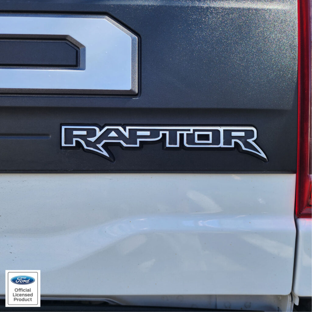2021-2025 Ford Raptor Tailgate Overlay Decal - Rocky Mountain Graphics
