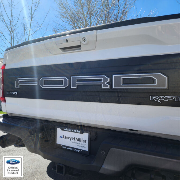 2021-2023 Ford Raptor tailgate Letter Decals with Outlines - Rocky ...