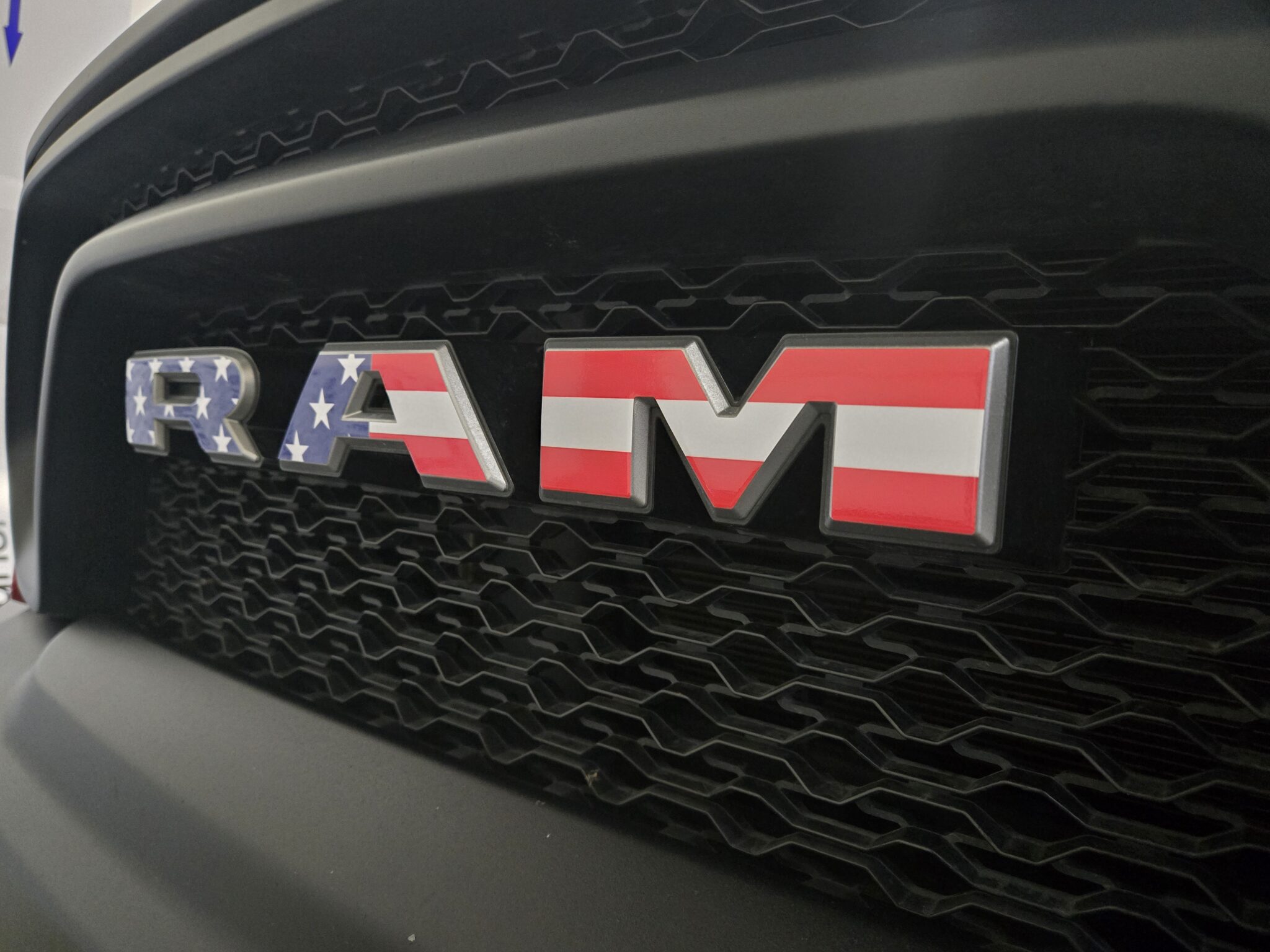 2019-2024 Dodge Ram 1500 Flag Ram Grille Emblem Overlay Decals - Rocky ...