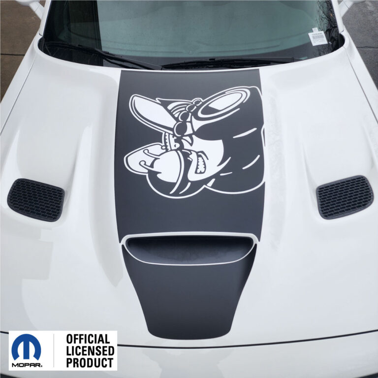 Fits 2019-2024 Dodge Challenger Hood Decal Scat Pack Bee Graphics ...