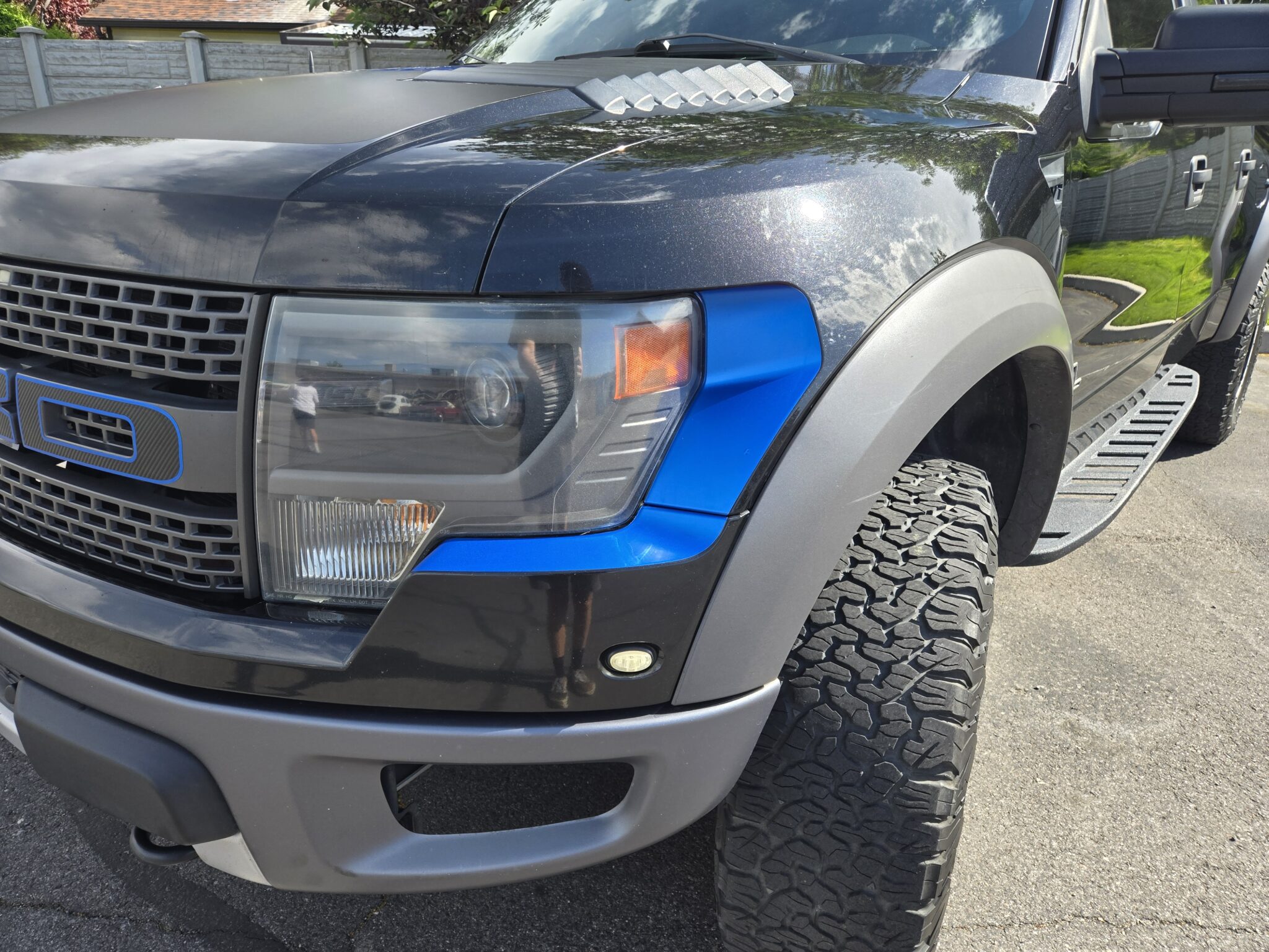 2010-2014 Ford Raptor Headlight Accents Vinyl Decals Graphics - Rocky ...