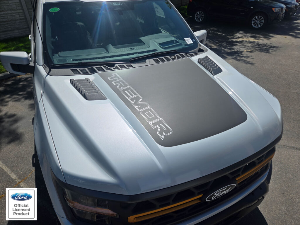 Fits 2021-2025 Ford F150 Tremor Hood Stripe Vinyl Sticker Decal V3 ...