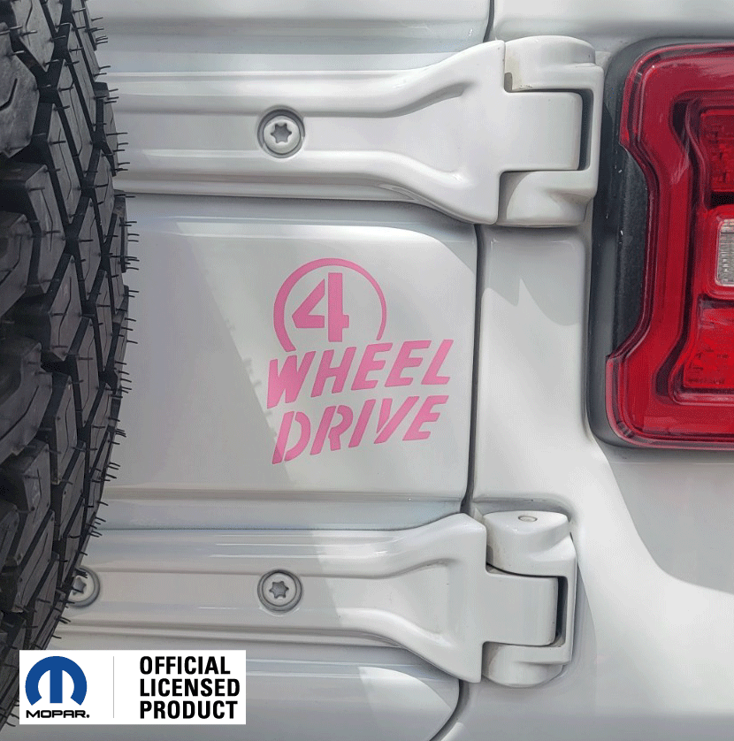 Fits Jeep 4 Wheel Drive Vinyl Sticker Decal Graphics - Rocky Mountain ...