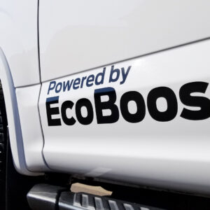 Ford "Powered By EcoBoost" Side Decals Pair 24" - Rocky Mountain Graphics