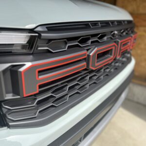 2024-2025 Ford Ranger Raptor Grille Letter Outlines - vinyl decals ...