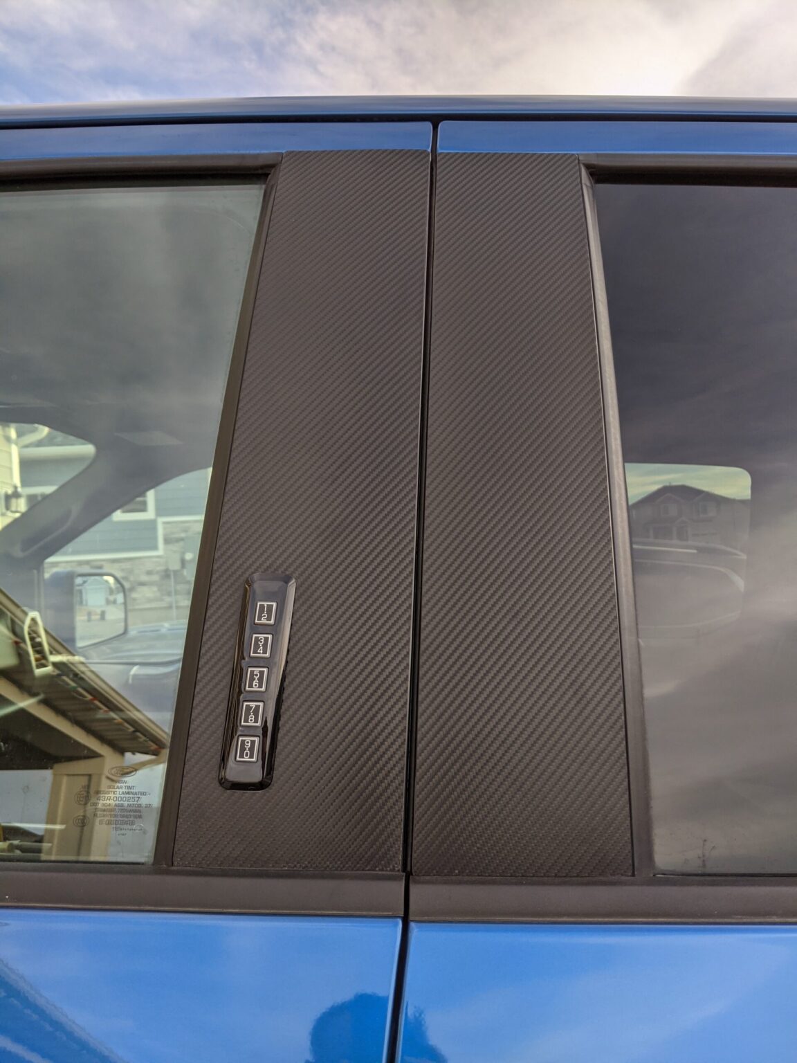 2017-2020 Ford Raptor Door Pillar Vinyl Decal Overlays - Rocky Mountain ...