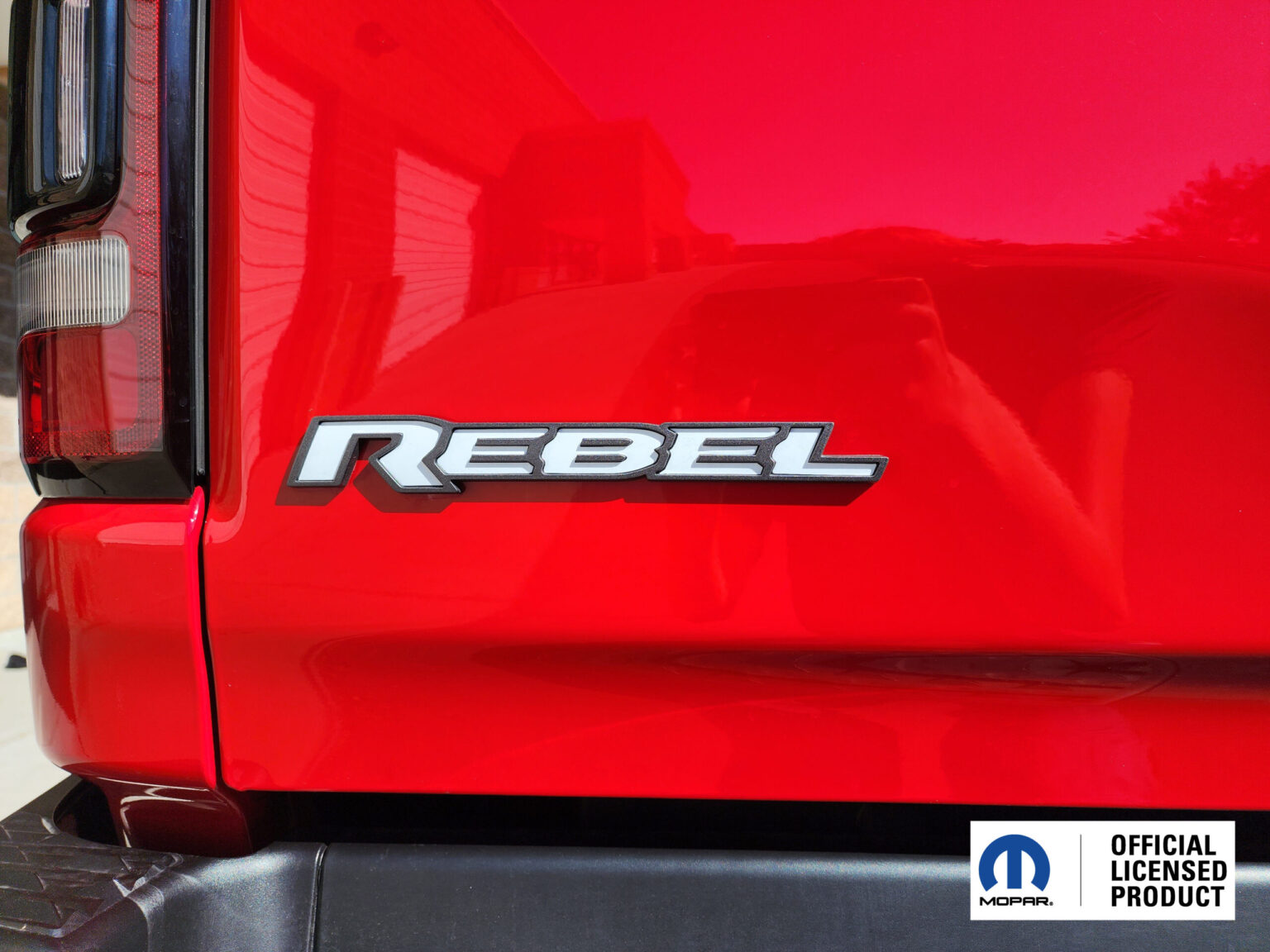 2019-2025 Ram 1500 Rebel Tailgate Rebel Emblem Inlay Decal - Rocky ...