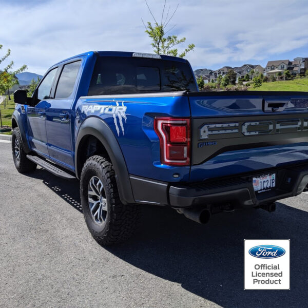 2017-2020 Ford Raptor Bed Graphics w/ Slash - Rocky Mountain Graphics