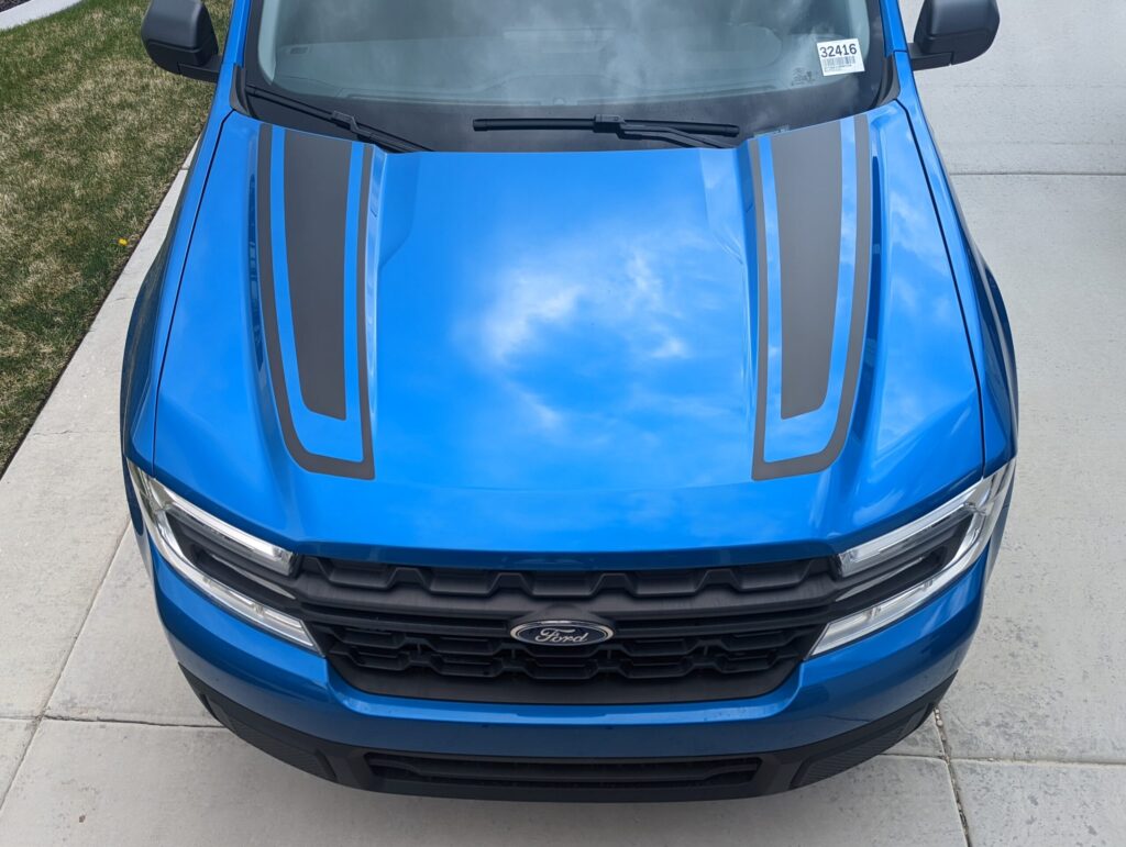 2022-2025 Ford® Maverick Dual Hood Stripe Decals V2 - Rocky Mountain ...
