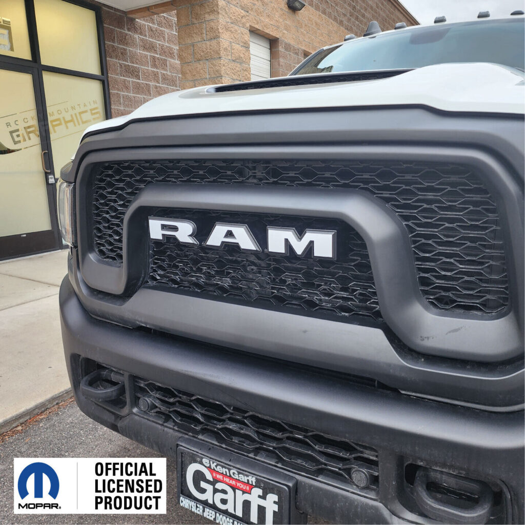2019-2024 2500/3500 Ram Truck Ram Grille Emblem Overlay Decal - Vinyl ...
