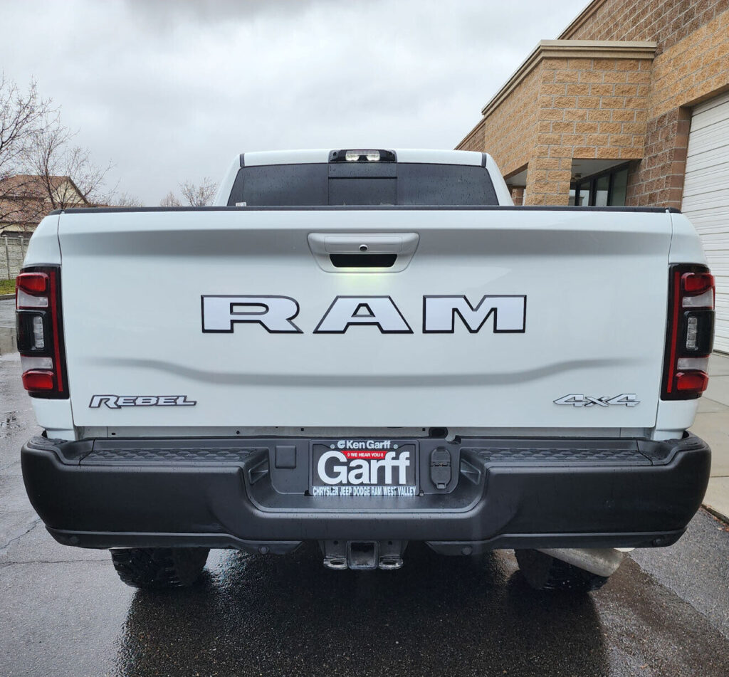 2023-2025 2500/3500 Ram Truck Ram Tailgate Emblem Overlay Decal - Vinyl ...