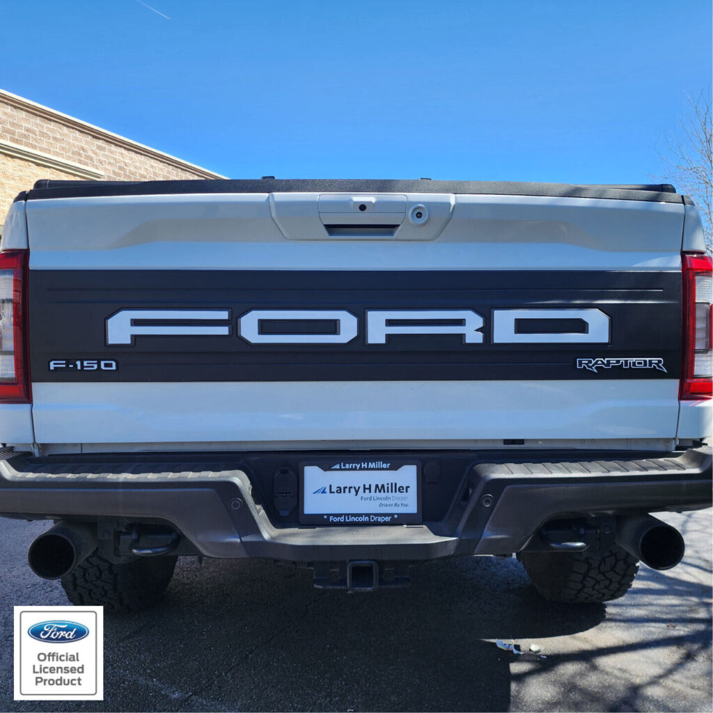 2021-2023 Ford Raptor tailgate Letter Decals - Rocky Mountain Graphics