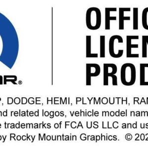 2025-2026 Ram RHO Tailgate American Flag Ram Emblem Overlay Vinyl Decal ...