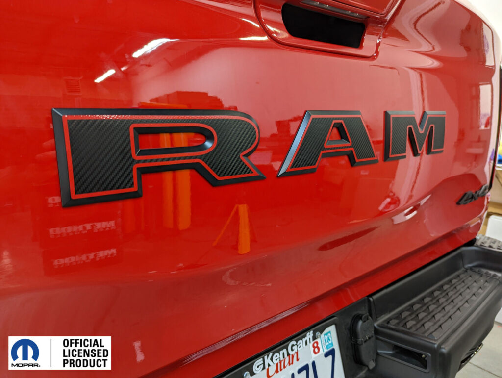2019-2025 1500 Ram Truck Ram Tailgate Emblem Overlay Decal With ...