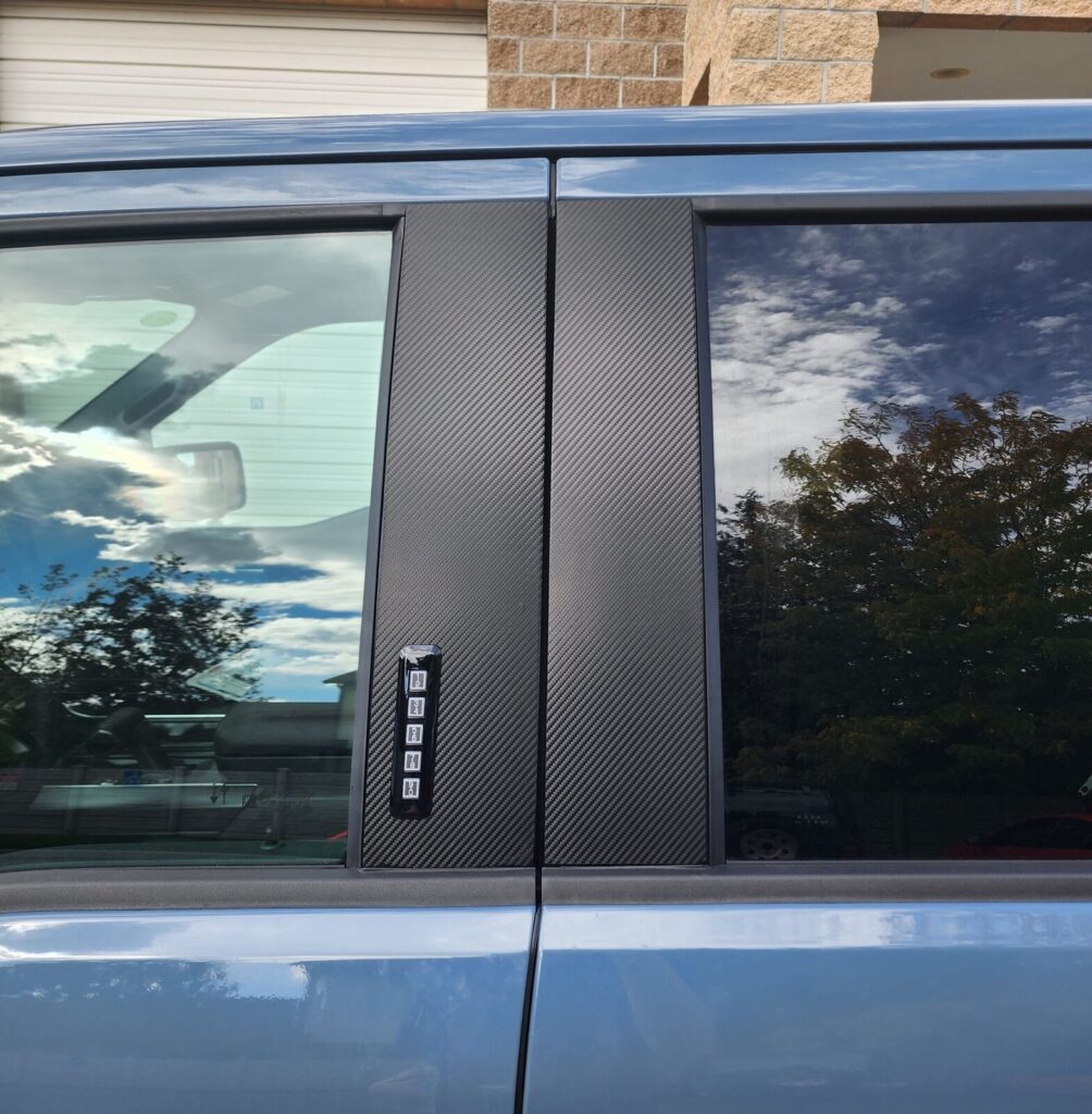 2021-2025 Ford Raptor Door Pillars Overlay Vinyl Decals - Rocky ...