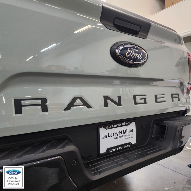 2024-2025 Ford Ranger Tailgate Letters - vinyl decals inlays - Rocky ...