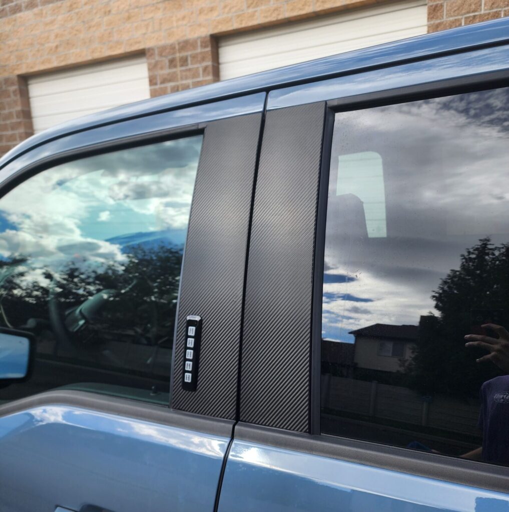 2021-2025 Ford Raptor Door Pillars Overlay Vinyl Decals - Rocky ...