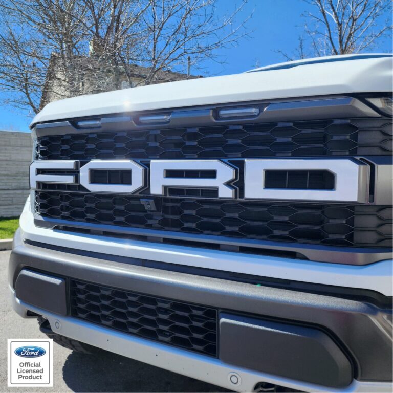2021-2023 Ford Raptor Grille Letter Decals - Rocky Mountain Graphics