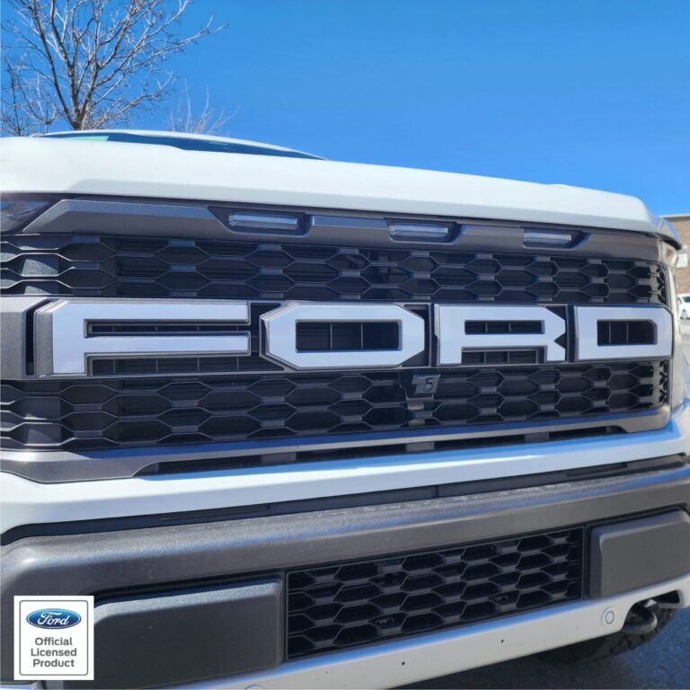 2021-2023 Ford Raptor Grille Letter Decals - Rocky Mountain Graphics