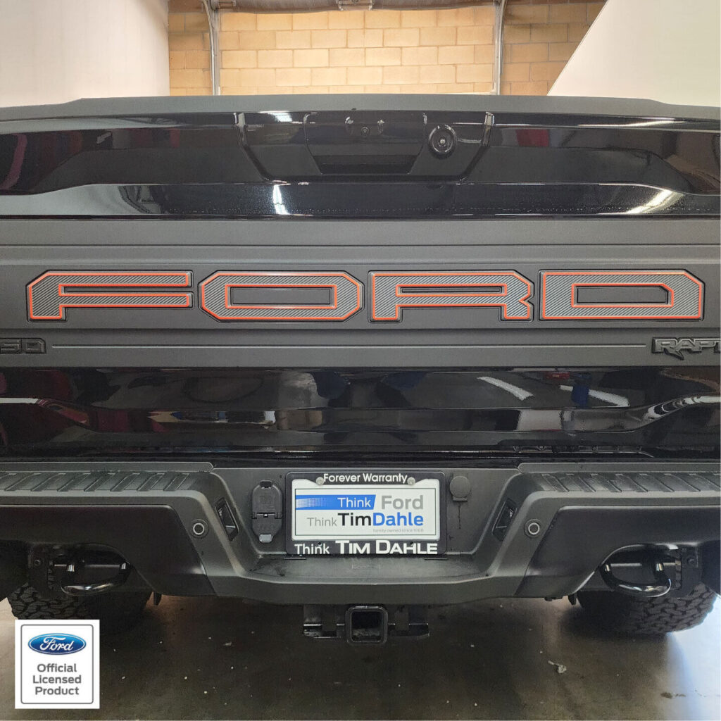 2024-2026 Ford Raptor F-150 Tailgate Letter Outlines - vinyl decals ...