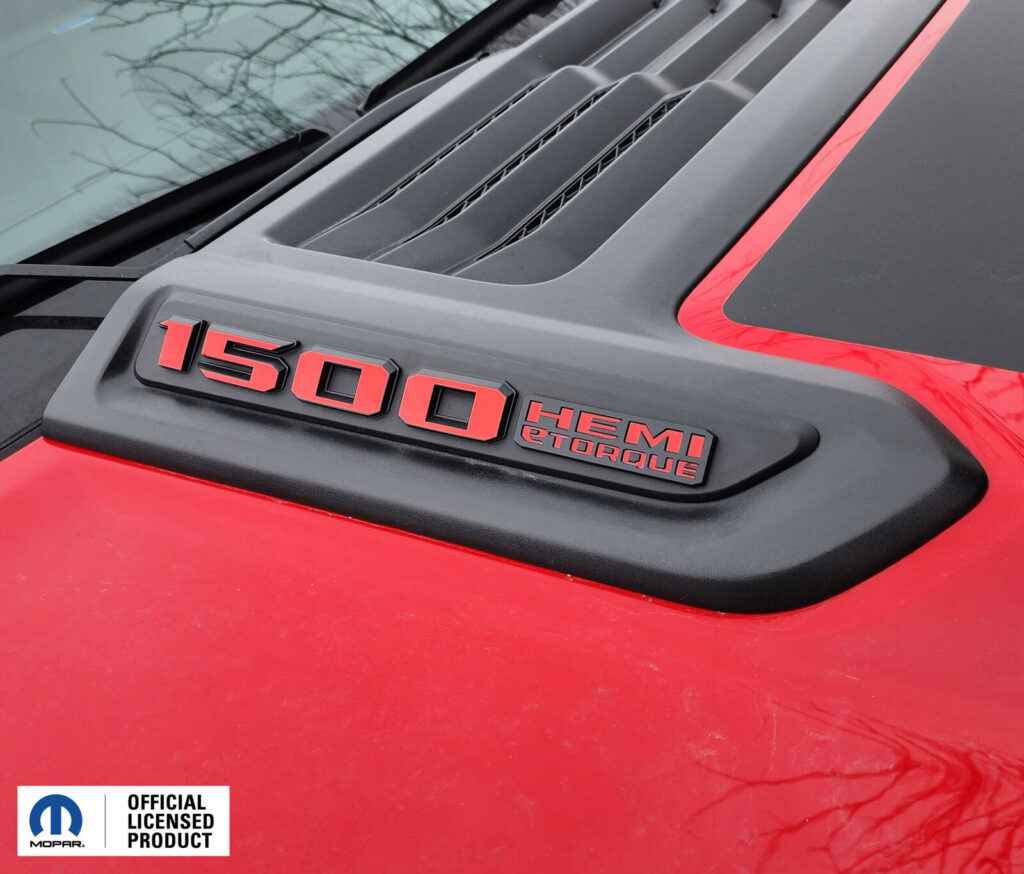 2019-2024 Ram Rebel 1500 Hood Emblem Hemi Etorque Decal Sticker For ...