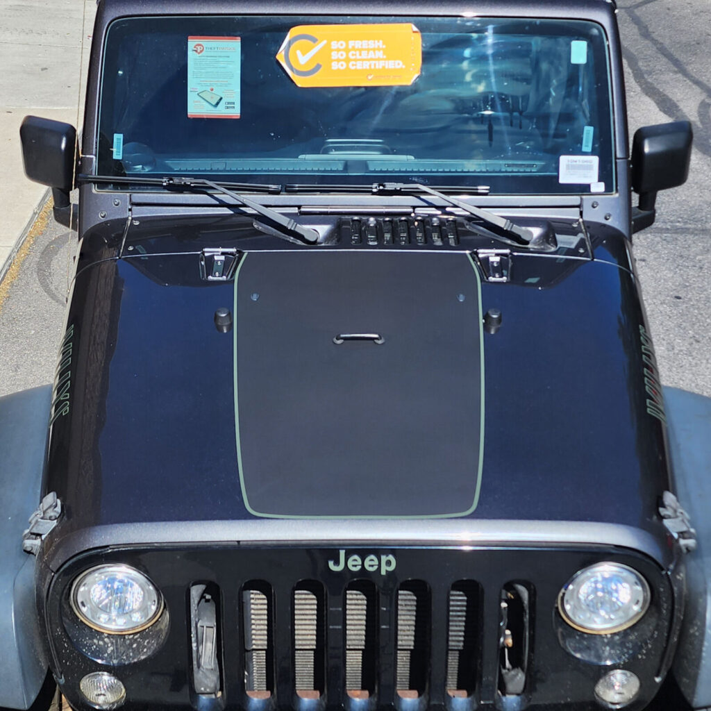 2007-2018 Jeep JK Wrangler Hood Stripe Vinyl Decal Graphics - Rocky ...
