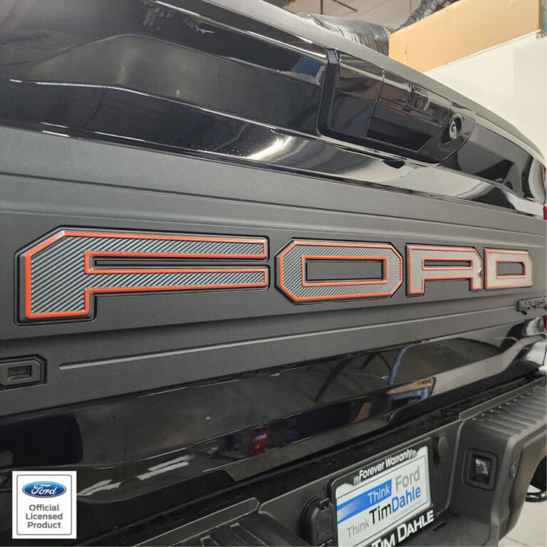 2024-2025 Ford Raptor F-150 Tailgate Letter Outlines - vinyl decals ...